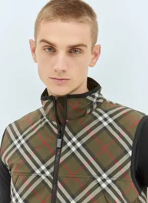 Burberry Check Padded Gilet