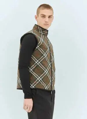 Burberry Check Padded Gilet