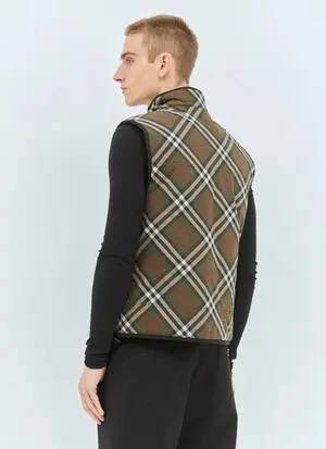 Burberry Check Padded Gilet