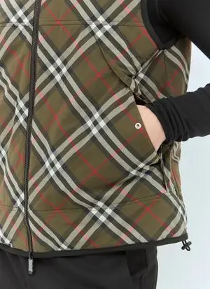 Burberry Check Padded Gilet
