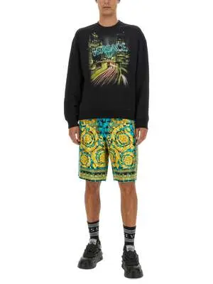 Versace Graphic Print Sweatshirt