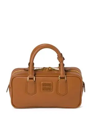 Miu Miu Arcadie Regular Leather Handbag - Multicolor