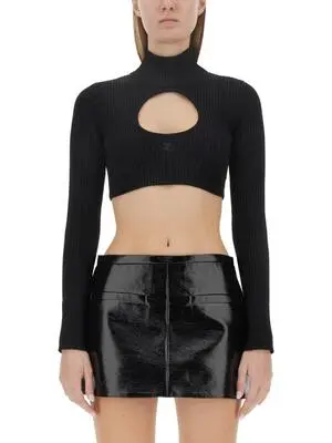 COURREGES Cropped Shirt