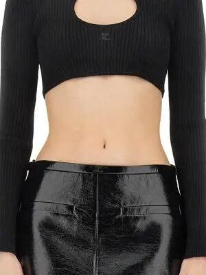 COURREGES Cropped Shirt