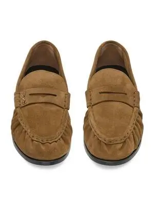 Saint Laurent Le Loafer Supple Suede Moccasins - Multicolor