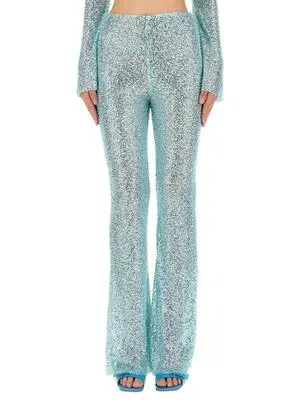 SELF-PORTRAIT Beaded Pants - Multicolor