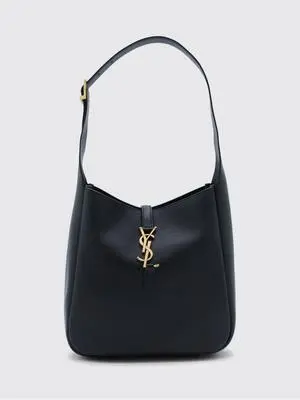 Saint Laurent Le 5 À 7 Leather Bag - Black
