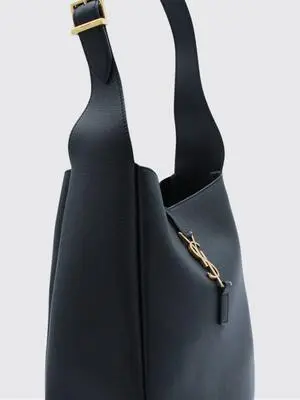 Saint Laurent Le 5 À 7 Leather Bag - Black