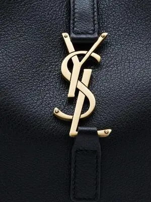 Saint Laurent Le 5 À 7 Leather Bag - Black