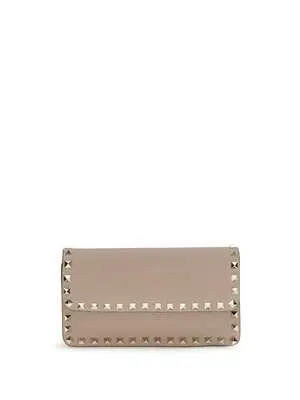 Valentino Garavani Rockstud Chain Wallet - Pink