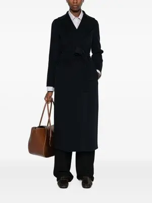 Max Mara Wool Long Coat - Multicolor