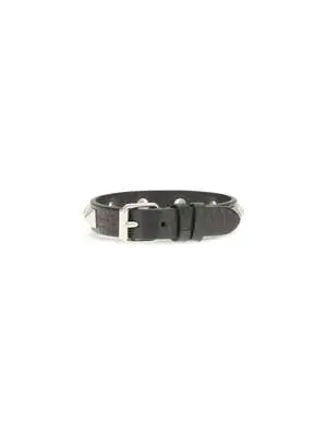 Valentino Garavani Rockstud Leather Bracelet - Black