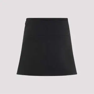 COURREGES Ellipse Twill Mini Skirt