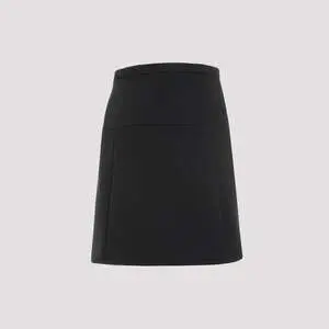 COURREGES Ellipse Twill Mini Skirt
