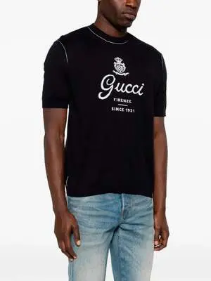 Gucci Short Sleeve Crew-neck Sweater