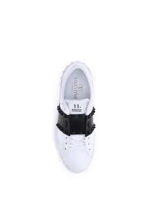 Valentino Garavani Open Rockstud Sneakers - White