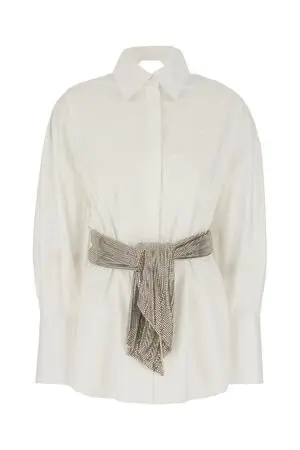 Giuseppe Di Morabito Embellished Cross-over Shirt