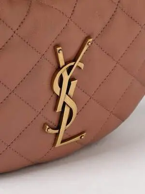 Saint Laurent Icarino Quilted Nappa Hobo Bag - Pink