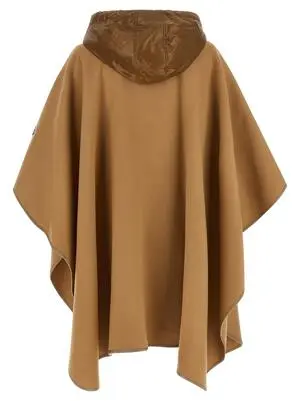 Moncler Detachable Hooded Cape - Cream