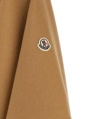 Moncler Detachable Hooded Cape - Cream