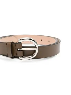 Phoebe Philo Round Buckle Leather Belt