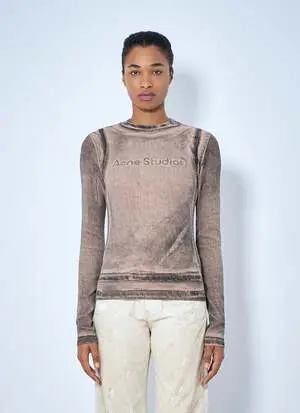 Acne Studios Long Sleeve Top - Cream