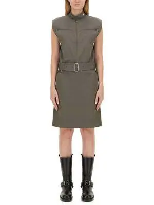 Burberry Cotton Linen Dress - Multicolor