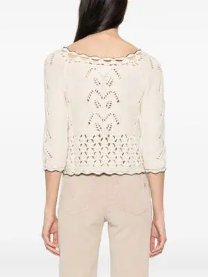 Isabel Marant Étoile Cotton And Wool Top - Multicolor