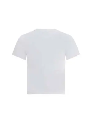 AMI Paris De Coeur Cropped T-shirt - White
