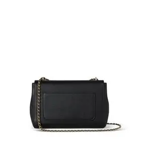 Mulberry Goat Skin Shoulder Bag - Black