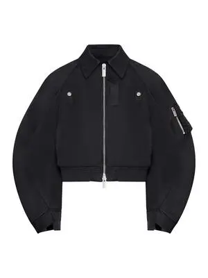 Sacai Cotton Chino X Nylon Twill Blouson - Black