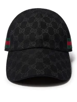 Gucci Web Baseball Cap - Black