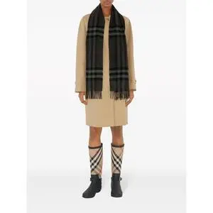 Burberry Grey Scarves - Gray