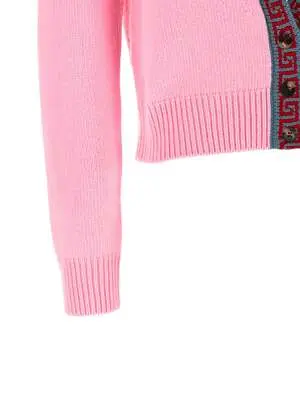 Versace Wool And Cashmere Cardigan