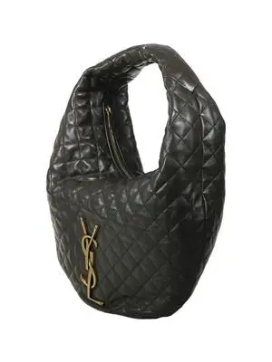 Saint Laurent Icare Matelasse Nappa Hobo Bag - Brown