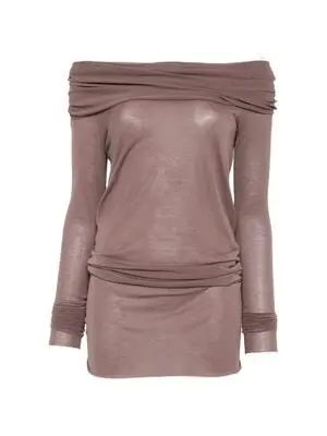Rick Owens RICK OWENS Off-Shoulder Top Multicolor