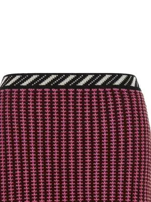 Versace Crochet Knit Skirt - Pink