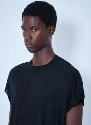 Rick Owens Jumbo Short Sleeve T-shirt - Black
