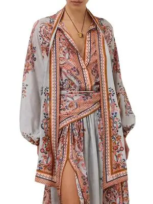 Zimmermann Aster Silk Blouse - Multicolor