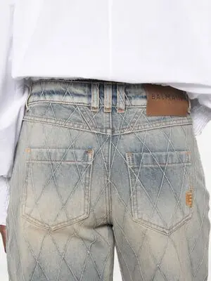 Balmain Denim Cotton Jeans - Multicolor