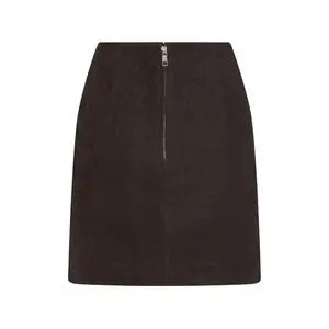 ROTATE BY BIRGER CHRISTENSEN Suede Skirt - Brown