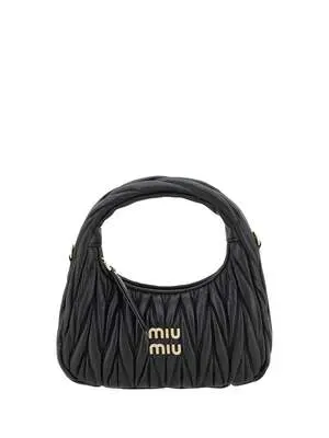 Miu Miu Wandler Hobo Handbag - Black