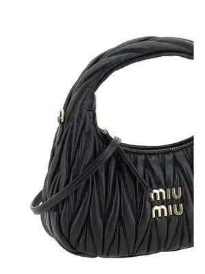Miu Miu Wandler Hobo Handbag - Black