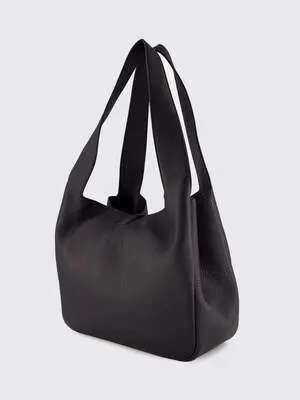 Saint Laurent Le 5 À 7 Leather Shoulder Bag - Black