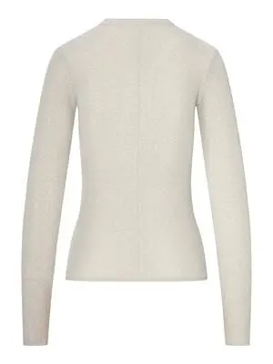FORTE_FORTE Lurex Long-sleeve T-shirt - Multicolor