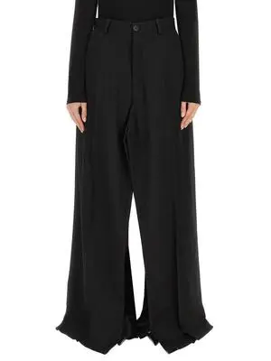 Balenciaga Double Front Pants - Black
