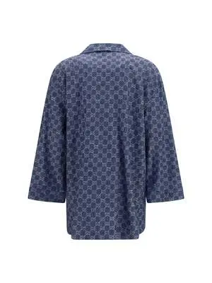 Gucci Gg Jacquard Cotton Jacket