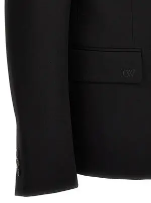 Off-White Ow Embroidery' Blazer