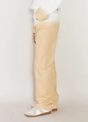LANVIN Gradient-effect Twisted Jeans