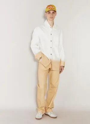 LANVIN Gradient-effect Twisted Jeans